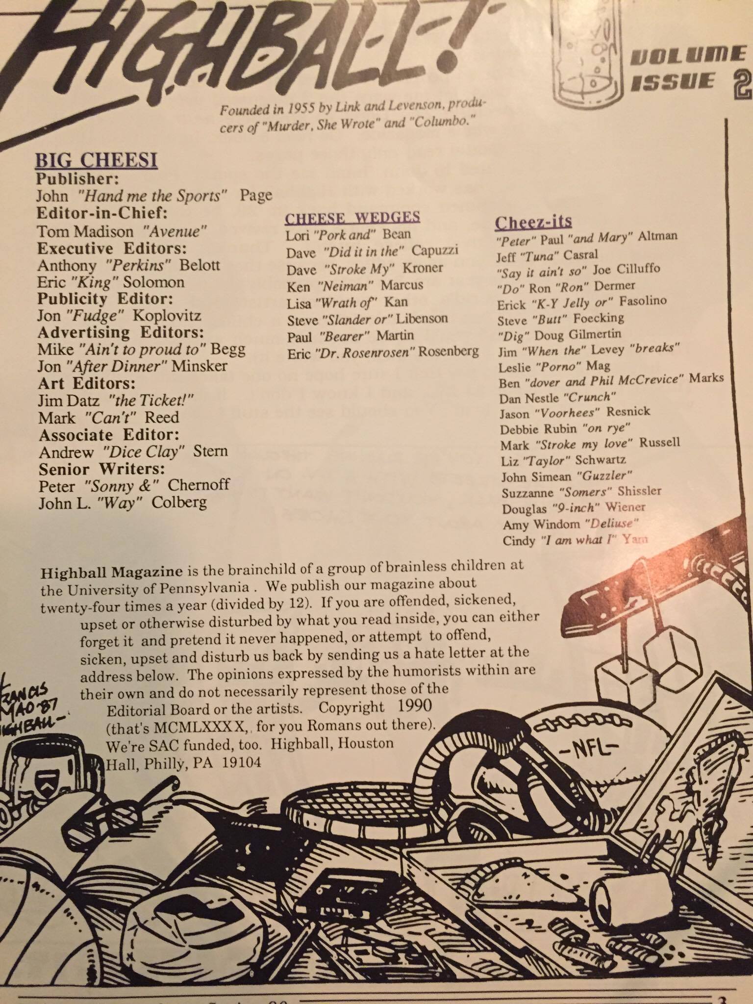 Hey Now, Highball! (46 Weeks To Go) | Frankly Penn